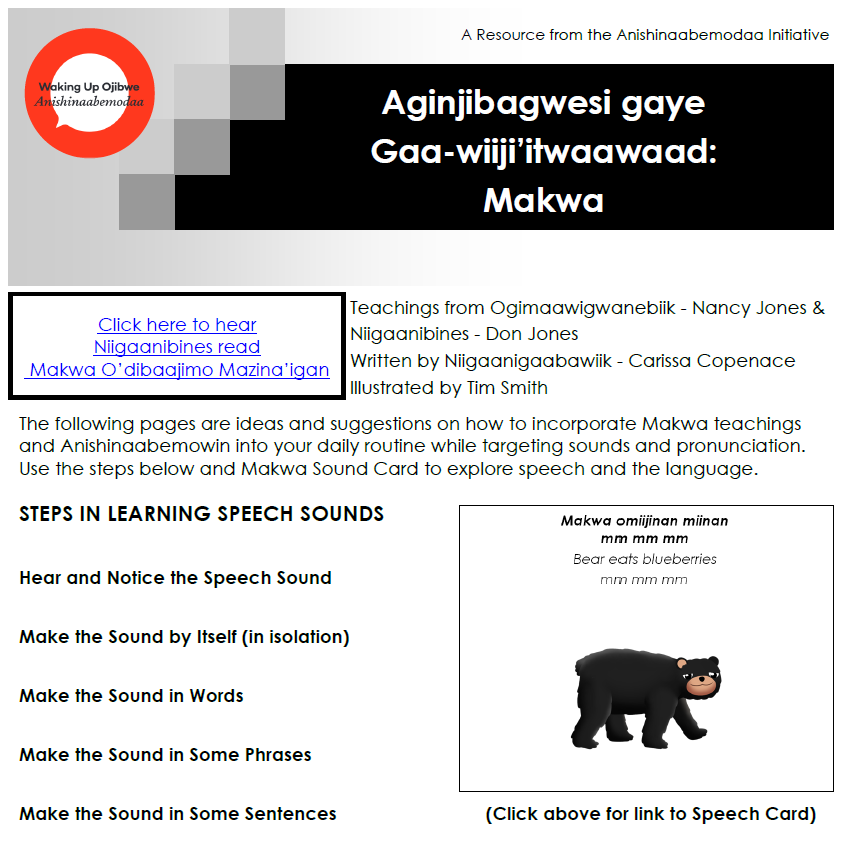 Makwa – Waking Up Ojibwe